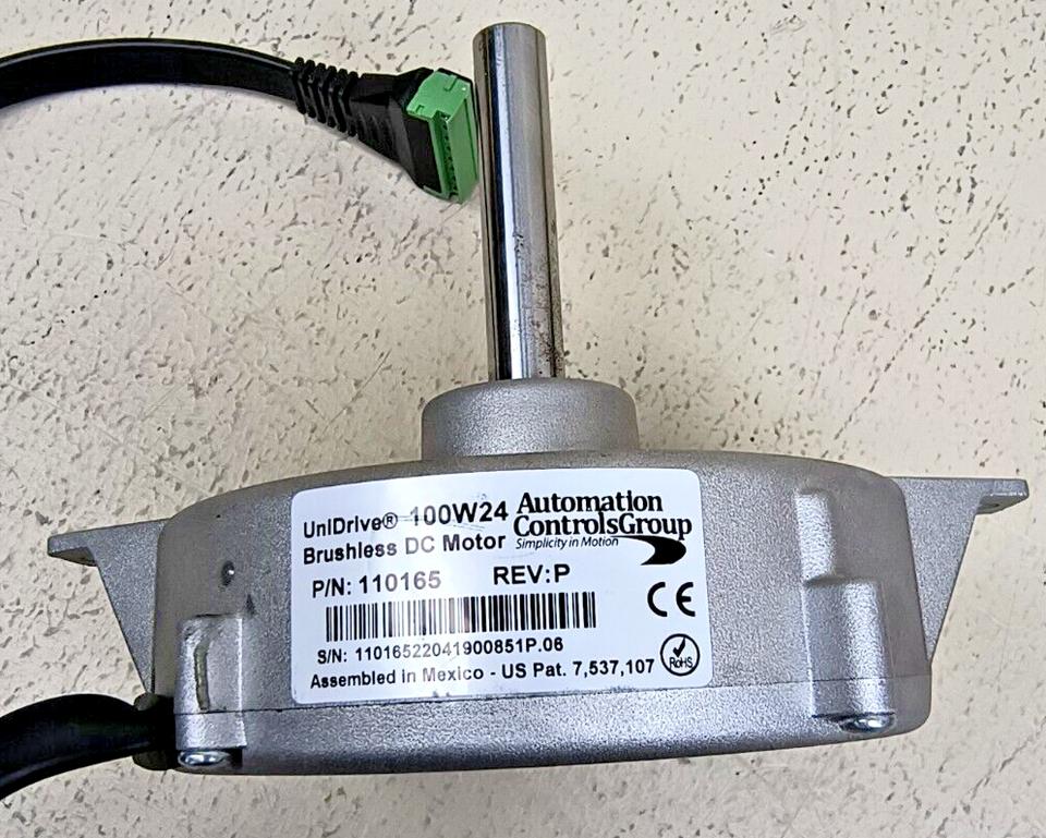 AUTOMATION CONTROLS UNIDRIVE BRUSHLESS DC MOTOR 100W24 110165 | eBay