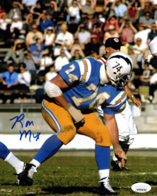 Ron Mix Signed Chargers 8x10 Photo (JSA) | eBay