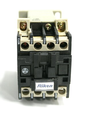RIKEN Contactor RCR-10T31A 110V Coil 50/60Hz 3NO 1NC 10HP UI:600V Ith ...