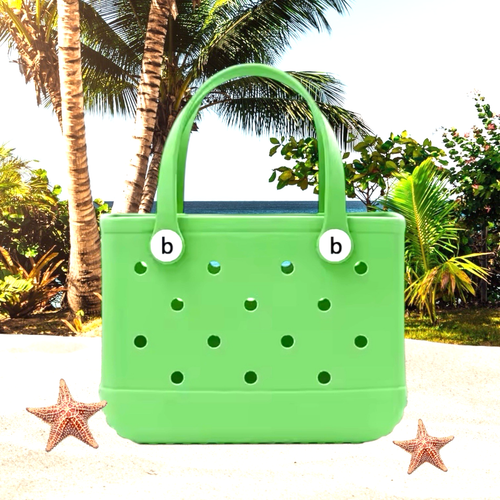 Mini Bag Green Bogg Model Look Beach Bag With B Hardware Weatherproof ...