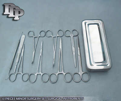 13 PIECES MINOR SURGERY SET SURGICAL INSTRUMENTS DS-858 | eBay