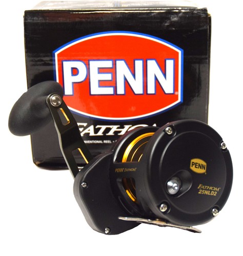 Penn Fathom 15 Lever Drag 2-Speed Conventional Fishing Reels FTH25NLD2 ...