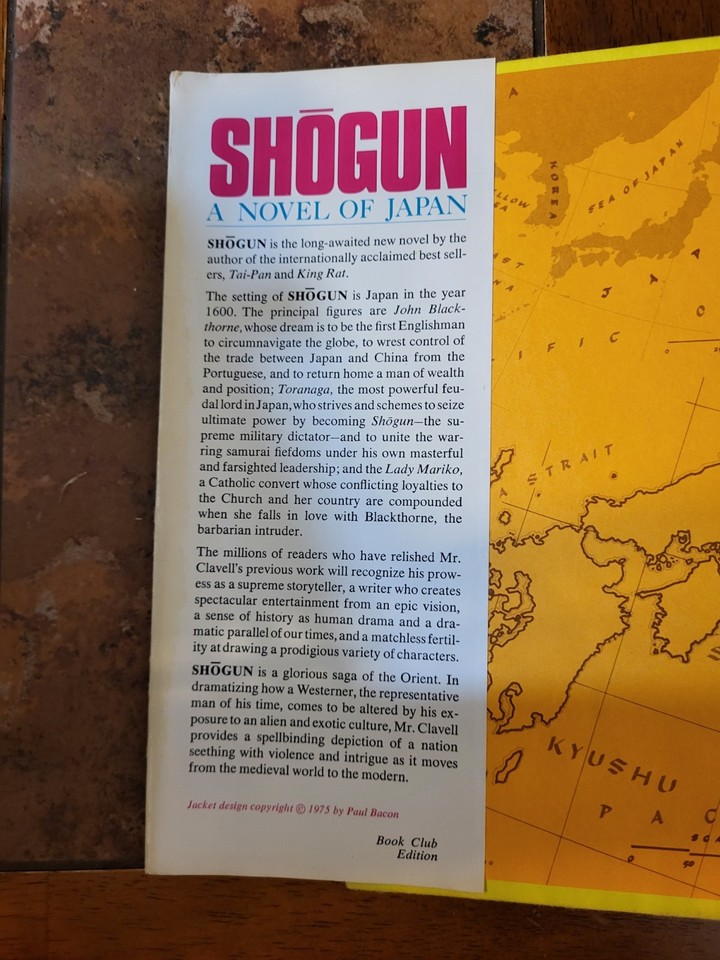 Shogun A Novel of Japan Vol 1 & 2 James Clavell 1975 Atheneum First Edition | eBay