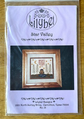 Lilybet Designs STAR VALLEY Cross Stitch Pattern Chart | eBay