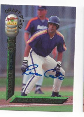 Vintage Ramon Castro 1994 Signature Rookies Draft Auto card #17 | eBay