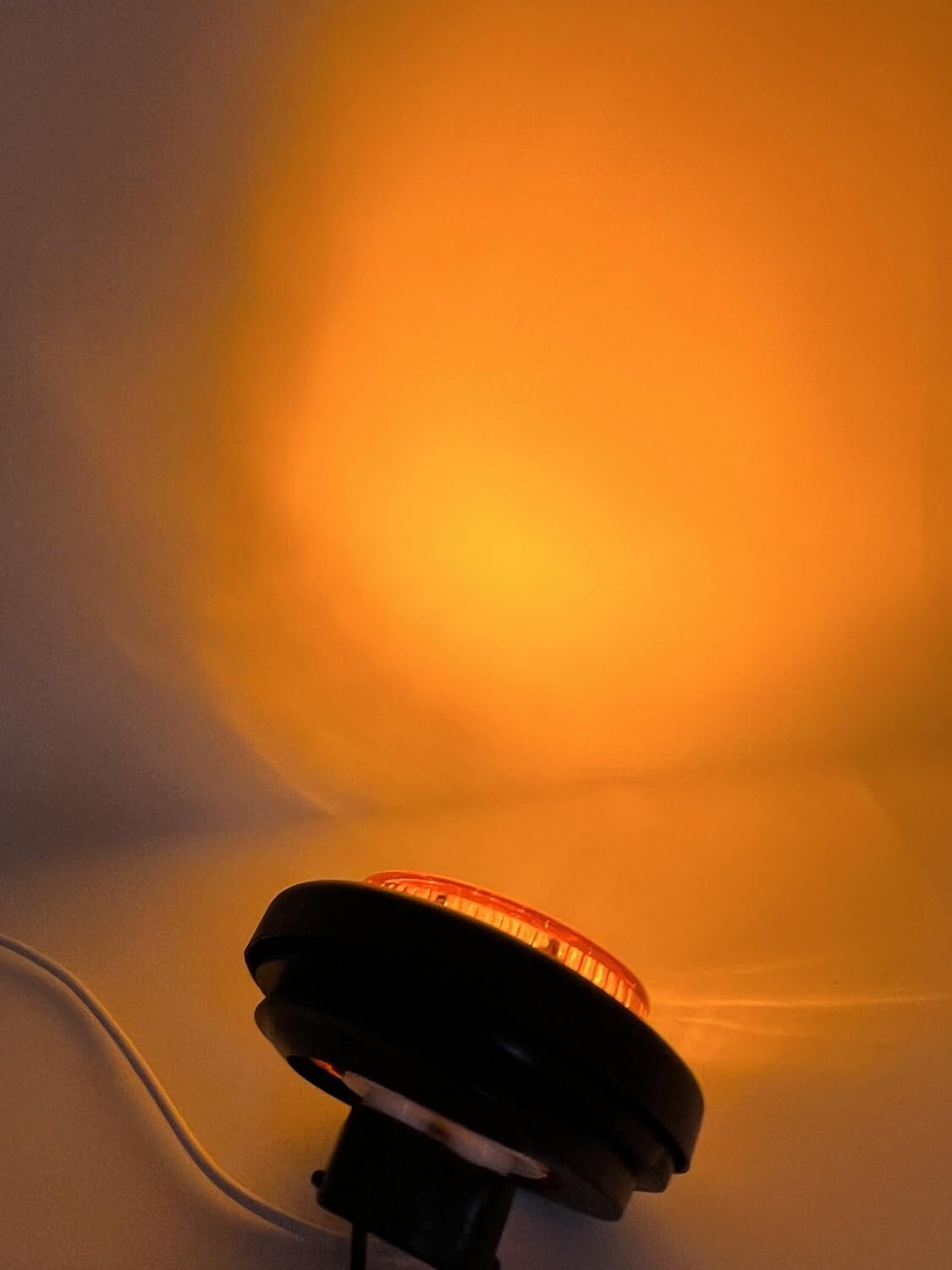 2" Round 13 LED Red/Amber Light Truck Trailer Side Marker Clearance ...