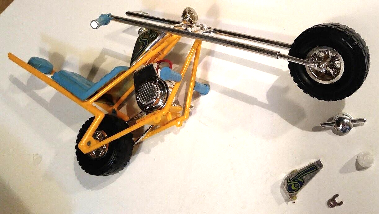 MODEL KIT BUILT Popper Chopper 1:8 Vintage Monogram 1973 Mini Bike ...