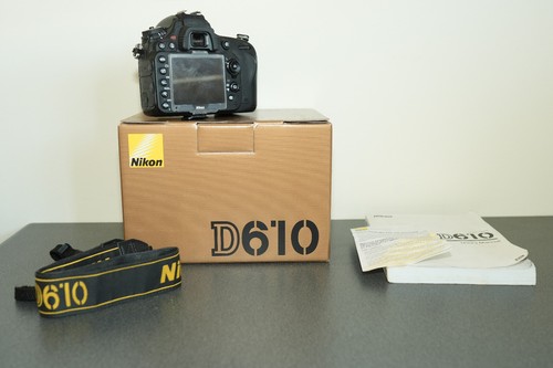 Nikon D610 24.3 MP Digital SLR Camera - Black (Body Only), low shutter ...