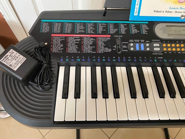 Casio Ctk-401 Keyboard Synthesizer 49 Keys 100 Sounds & Rhythms With AC ...