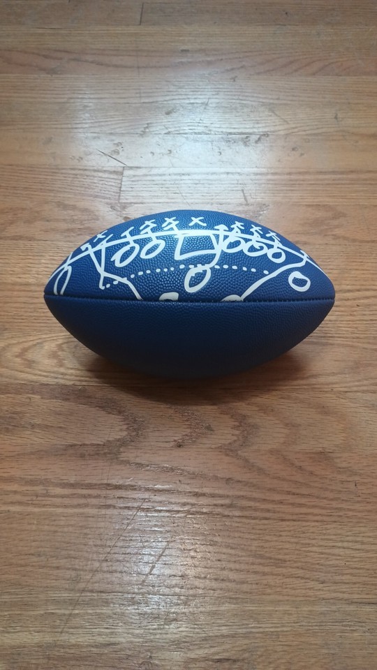 Wilson NFL Play 60 Blue Flag Football Peewee Ages 6-9 (uninflated ...