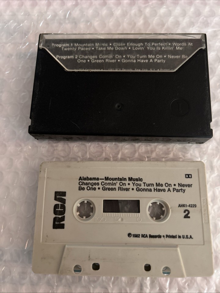 Mountain Music by Alabama (Cassette, 1982, RCA Records) | eBay