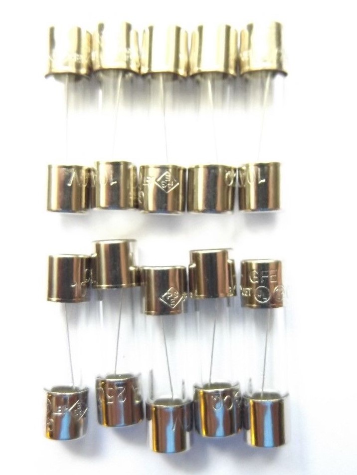 FUSE 10A 20MM x5mm GLASS Quick Blow Fast F10a L 250v x10pcs | eBay UK
