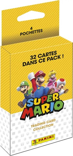 Carte panini - super mario - trading cards blister 4 pochettes | eBay