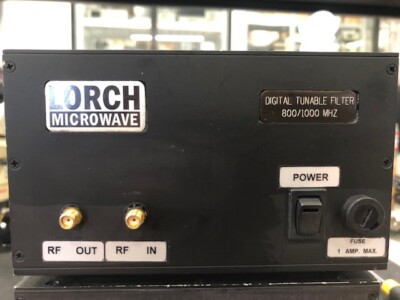 Lorch microwave Digital Tunable Filter 800-1000 Mhz Model XD5NF 800 ...