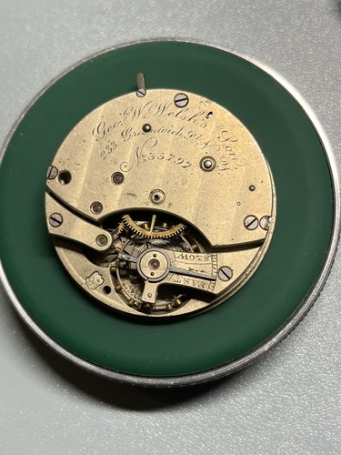 Rare Private Label C.H. Meylan 16s Pocket Watch Movement Geo. W. Welsh ...