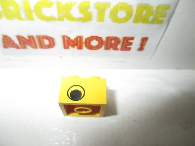 Lego - Brick Brique 2x2 Eye without White Pattern 3003pe1 Yellow Choose ...