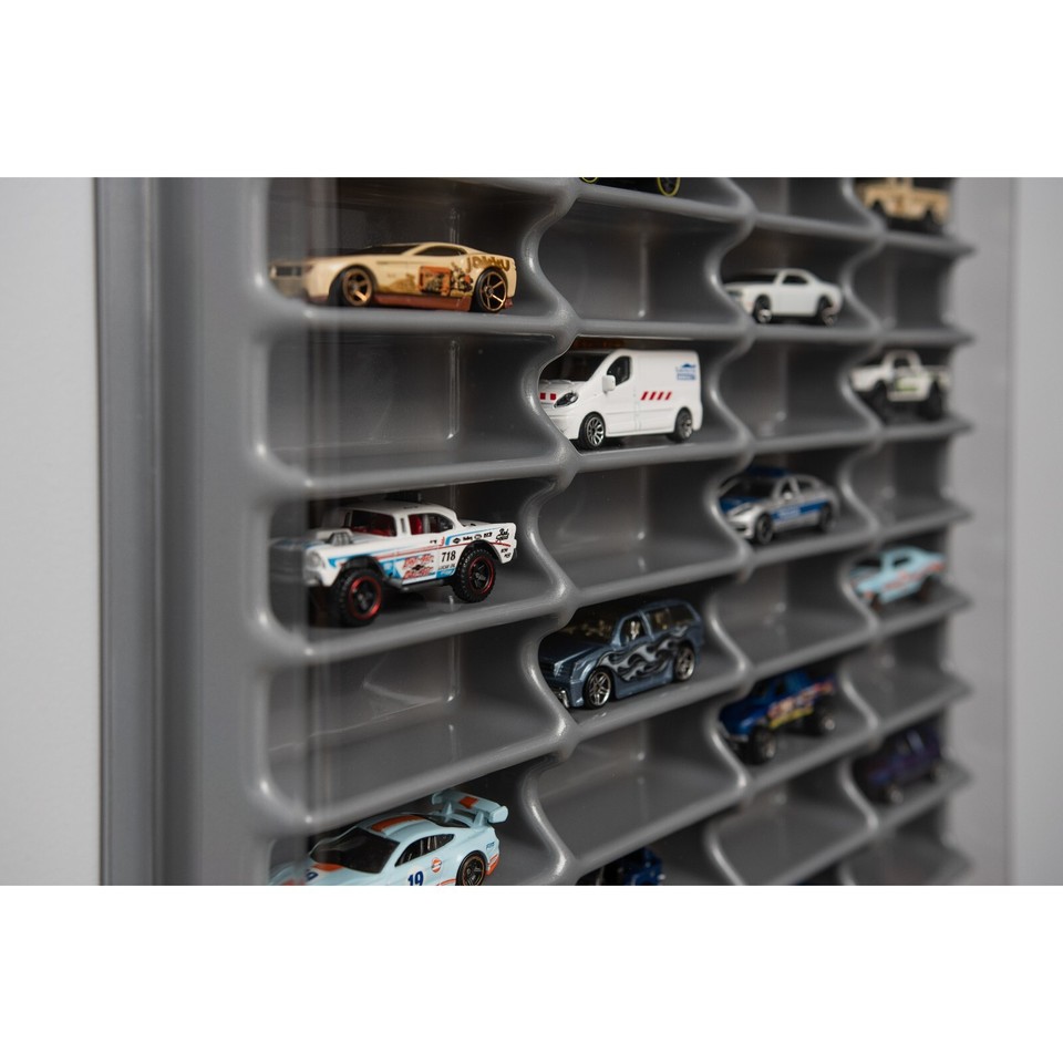 Plastic Display For Hot Wheels +LID Diecast Car Matchbox 1/64 Unit ...