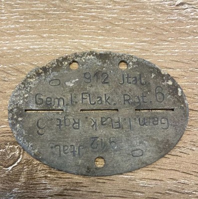 Piastrina Tedesca ww2 - German Dog Tag WW2 - Battle Relic Ww2 | eBay