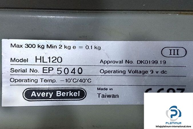 AVERY BERKEL HL 120 BENCH SCALE_AVERY BERKEL HL120 | eBay Australia