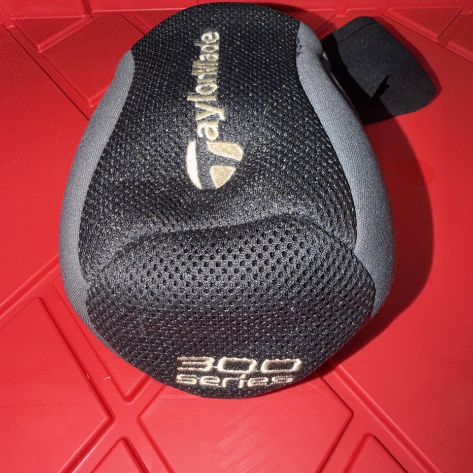 TaylorMade 300 Series Driver Wood Head Cover Black Red Trim | eBay