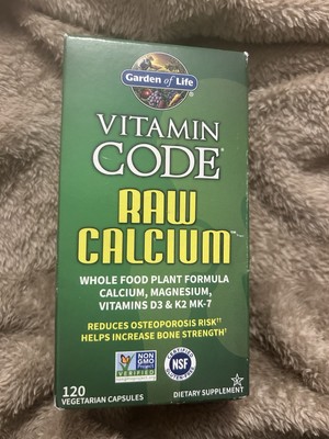 Garden of Life Vitamin Code Raw Calcium 120 Veg Capsules | eBay