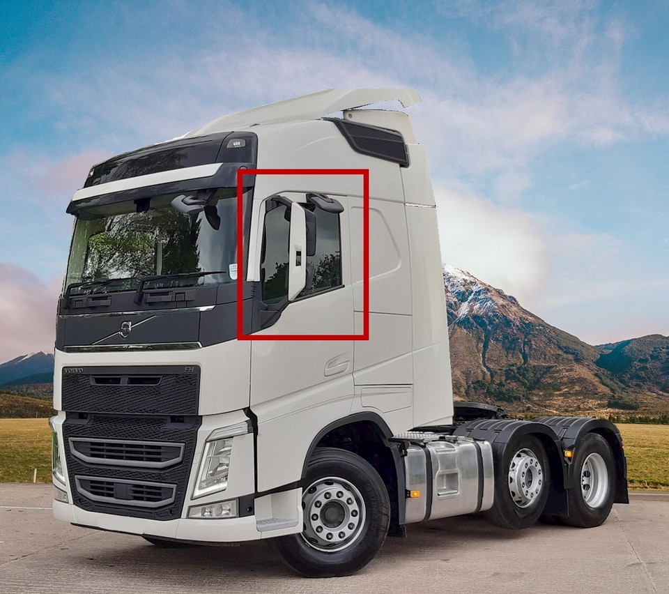 Volvo FH Mirror Back Cover LH PAINTED WINTER WHITE 1103 OEM Quality ...