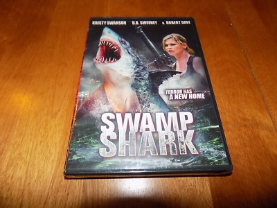 SWAMP SHARK Sharks Horror Movie Kristy Swanson Wade Boggs Sweeney DVD ...