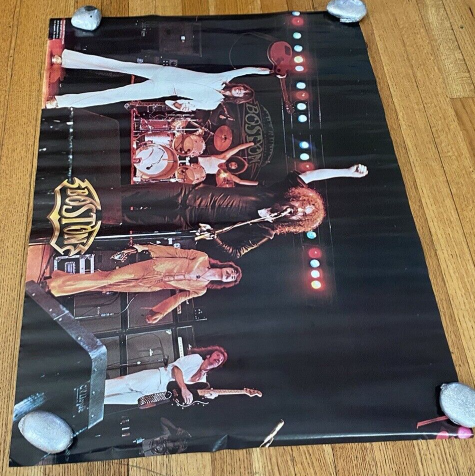 Rare Boston Live Stage 1977 Vintage Original Music Poster 35"X 23" #8 ...