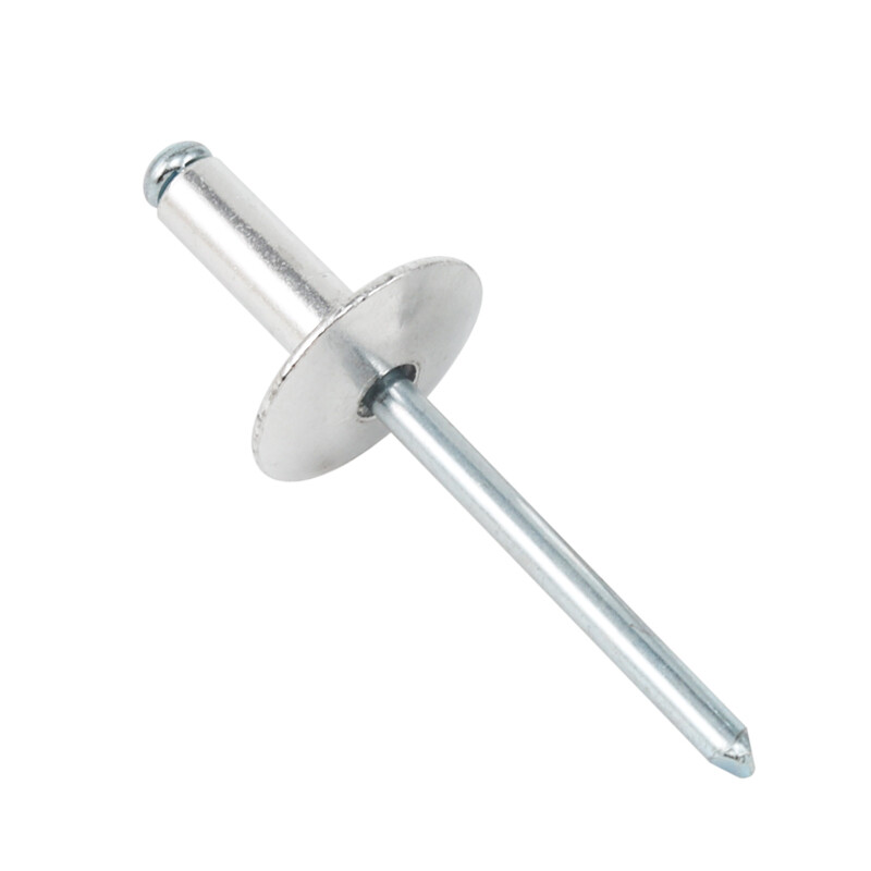 Large Flange Pop Rivets 5mm White Zinc Dome Head Blind Metric High ...