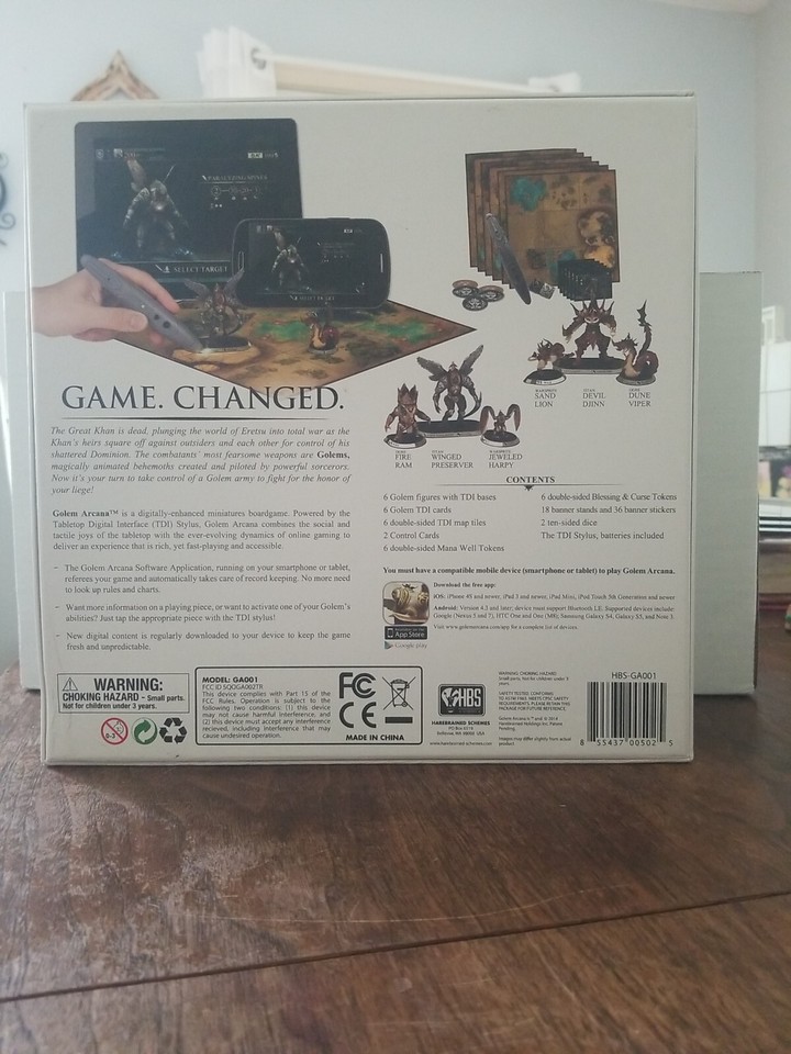 Golem Arcana Base Game Set HBS Board Game (Opened) | eBay