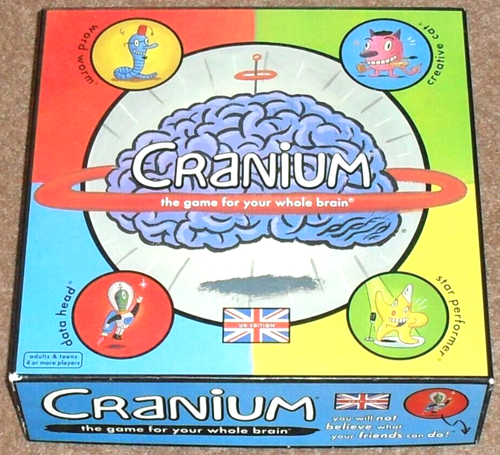 Cranium Board Game UK Edition Fun Family Party Strategy 2003 COMPLETE ...