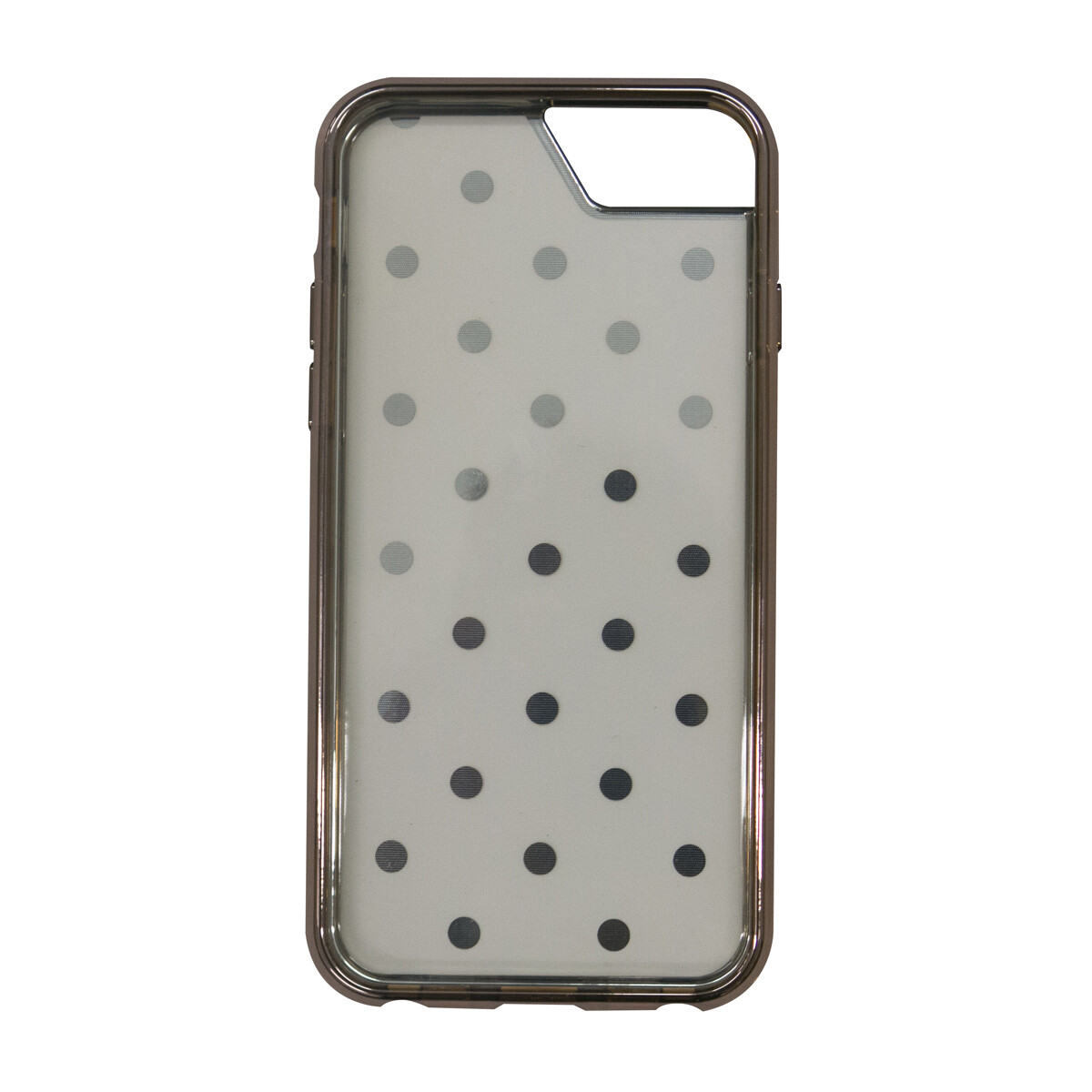 Onn ONB17WI041 Metallic Dots Case for iPhone 6/6s/7/8 Clear/Pearl Blush ...