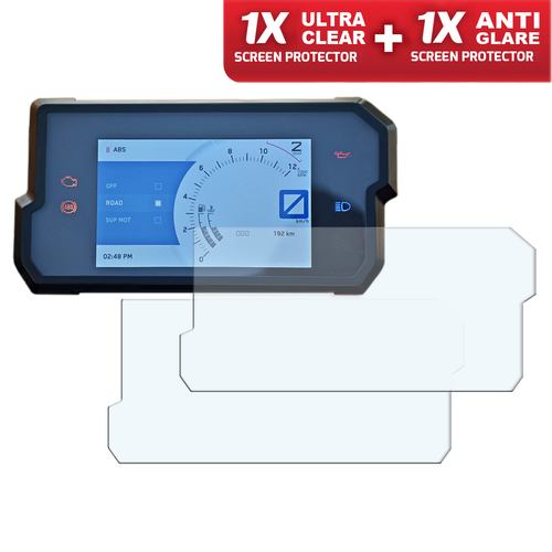 KTM 790 890 ADVENTURE (R/Rally) Screen Protector: 1x Ultra Clear & 1x ...