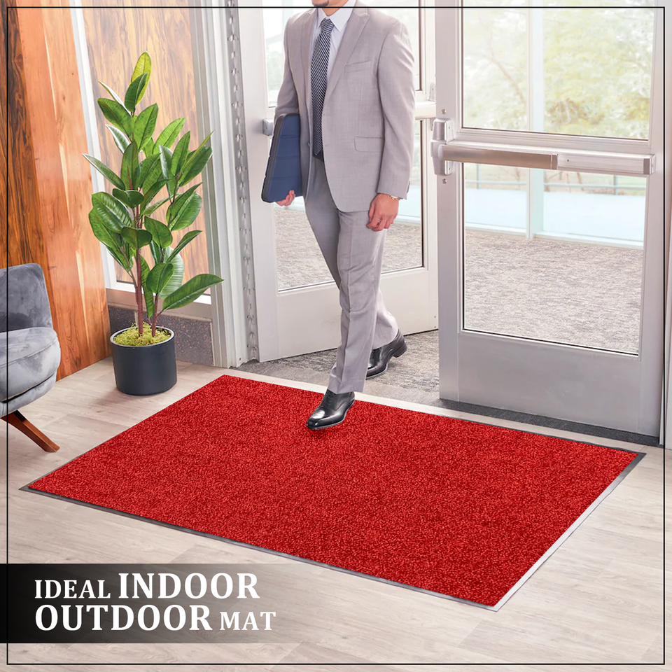 Non Slip Rubber Back Barrier Door Mat Large Heavy Duty Kitchen Rugs ...
