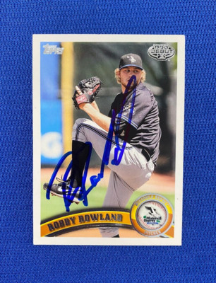 2012 TOPPS PRO DEBUT ROBBY ROWLAND SIGNED AUTOGRAPHED RC CARD #251 W ...