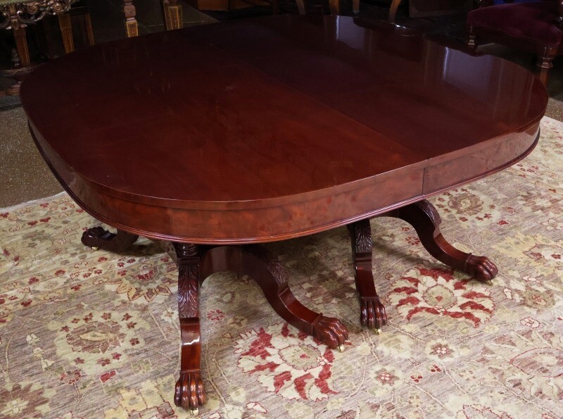 Kindel Winterthur Collection Mahogany Three Leaf Conference Dining Room ...