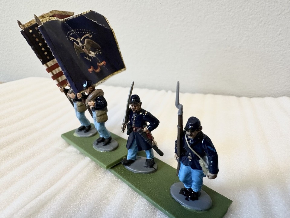 Painted Civil War Figures Perry Miniatures ACW Union Infantry | eBay