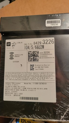 * Genuine OEM GM Tuner For 2016-2018 GM - GM (84293226) | eBay