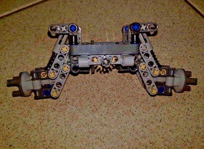 LEGO Technic Rear Differential assembly with wheels suspension - New ...