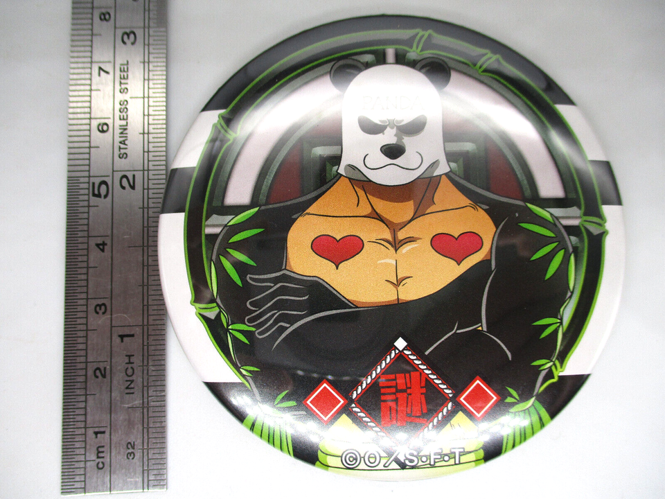 Pandaman Can Badge Button One Piece Mugiwara store Yakara WORLD 24 2022 ...