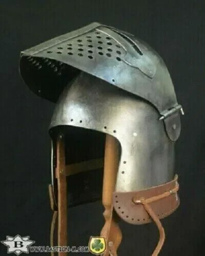 Bascinet Knight Helmet Medieval Armour Buhurt Battle Gift Medieval ...