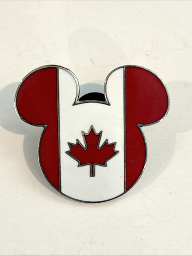 DISNEY PIN EPCOT WORLD SHOWCASE MICKEY ICON HEAD & EARS CANADA CANADIAN ...