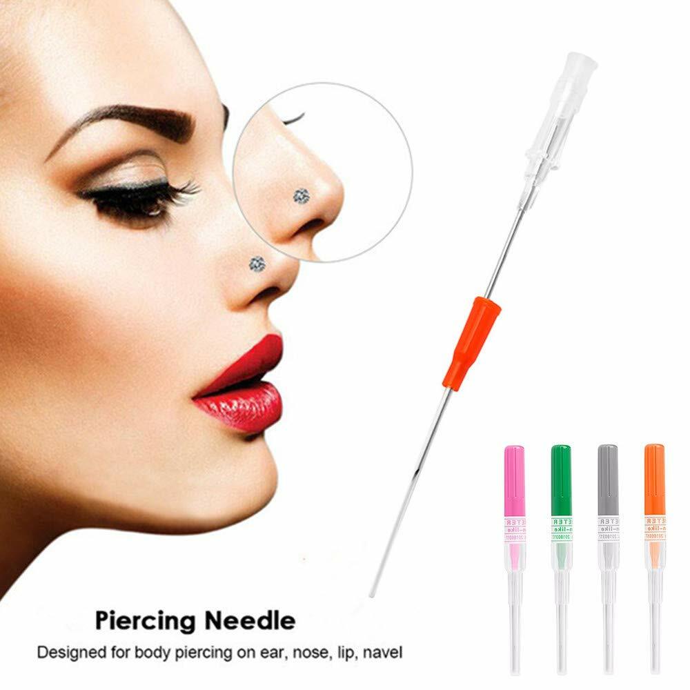 Navel Piercing Needle Sterile Piercing Threads And Needles 200/ 12G