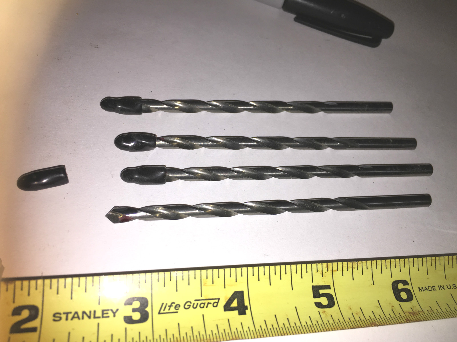 QUANTITY 4 NEUBER CARBIDE SHANK DIAMOND TIPPED DRILL 11/64" REF.315 | eBay