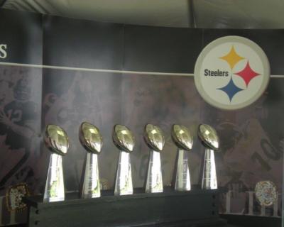 PITTSBURGH STEELERS Super Bowl Trophies Glossy 8 x 10 Photo Poster Man ...