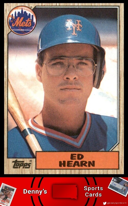 1987 Topps #433 Ed Hearn New York Mets Baseball Card | eBay