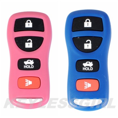Pink& Blue New Replacement Keyless Entry Car Remote Key Fob Control ...