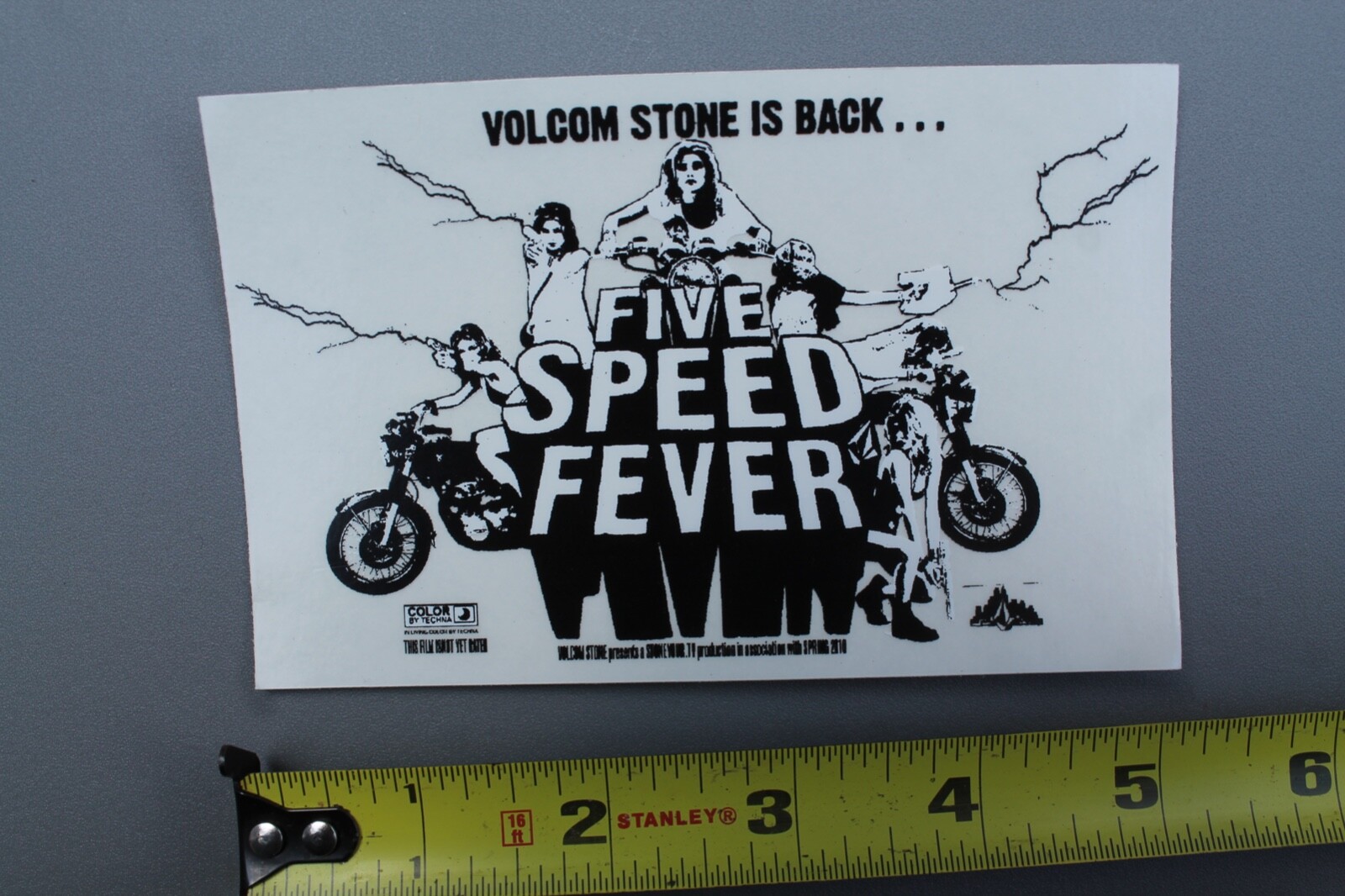VOLCOM Stone Motorcycle Five Speed Fever Clear VC2 Vintage ...