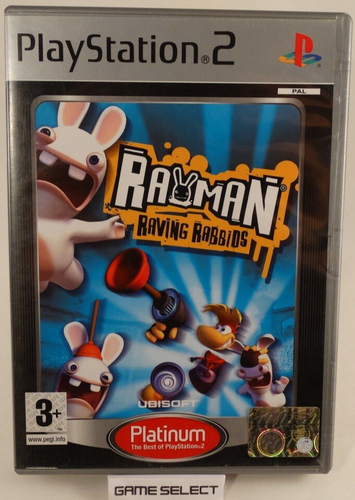 Rayman Raving Rabbids sony PS2 PLAYSTATION 2 Pal - - Original Complet ...