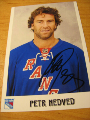 Petr Nedved - New York Rangers - SIGNED PHOTO - de | eBay.de